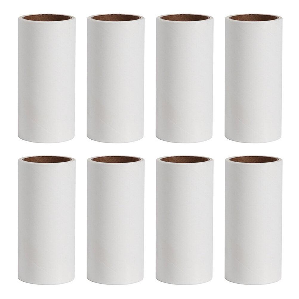 Guyelim Sticky Paper 8pcs Tearable Cleaning Paper Hair Cleaning Roll ...