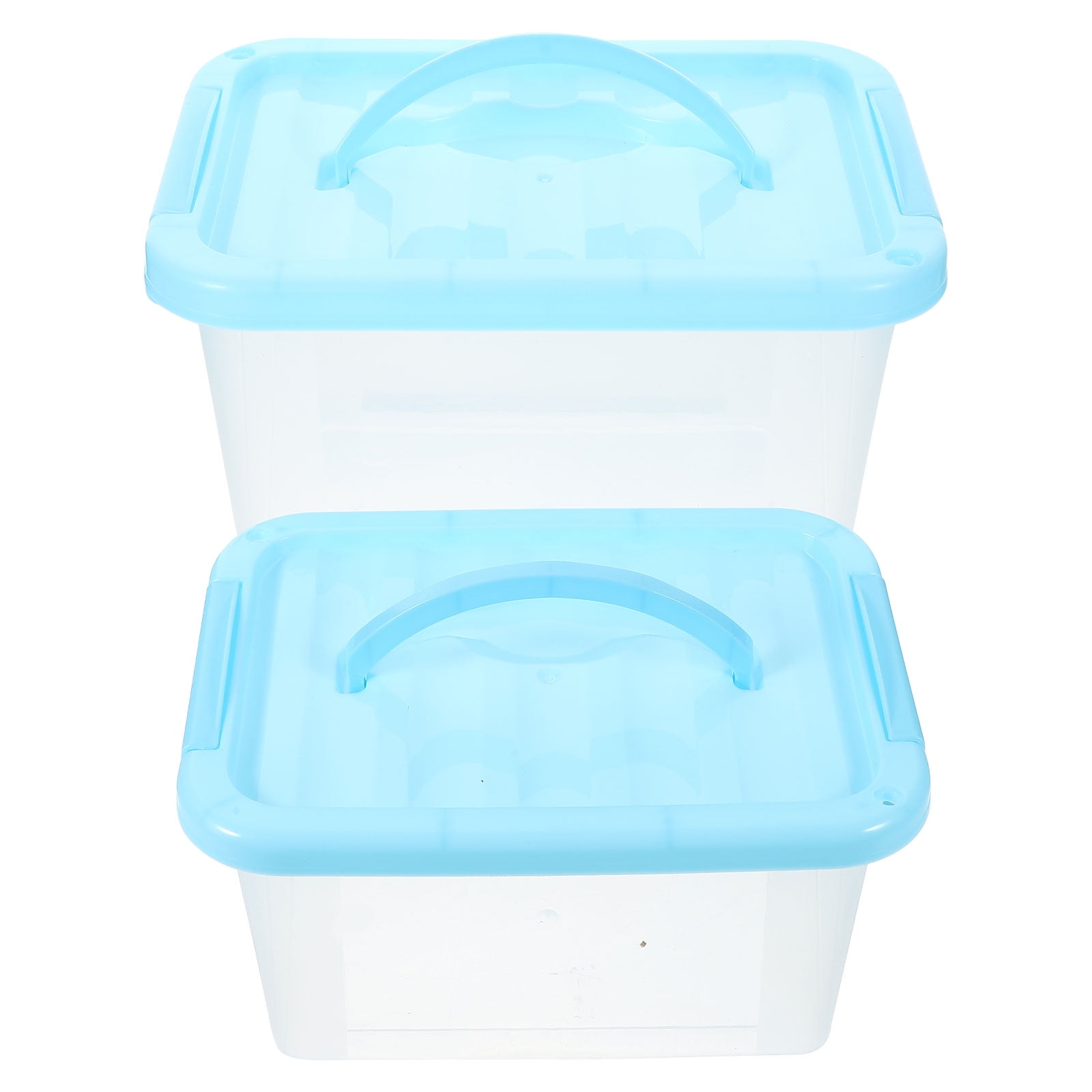 Guyelim Storage Box 2Pcs Building Blocks Storage Box Handheld Storage ...