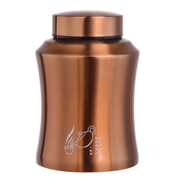 Guyelim Tea Canister Tea Can Thickened Stainless Steel Tea Caddy Sealed ...