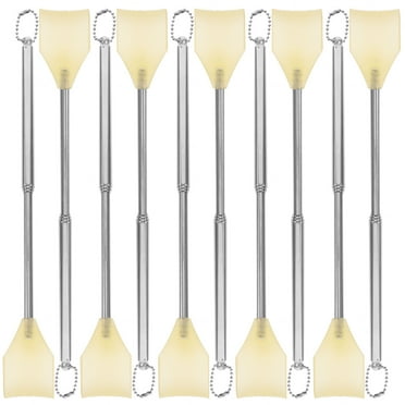 BambooMN 2 Pieces 17" Backscratcher Smooth Ball Roller Massage Handle ...