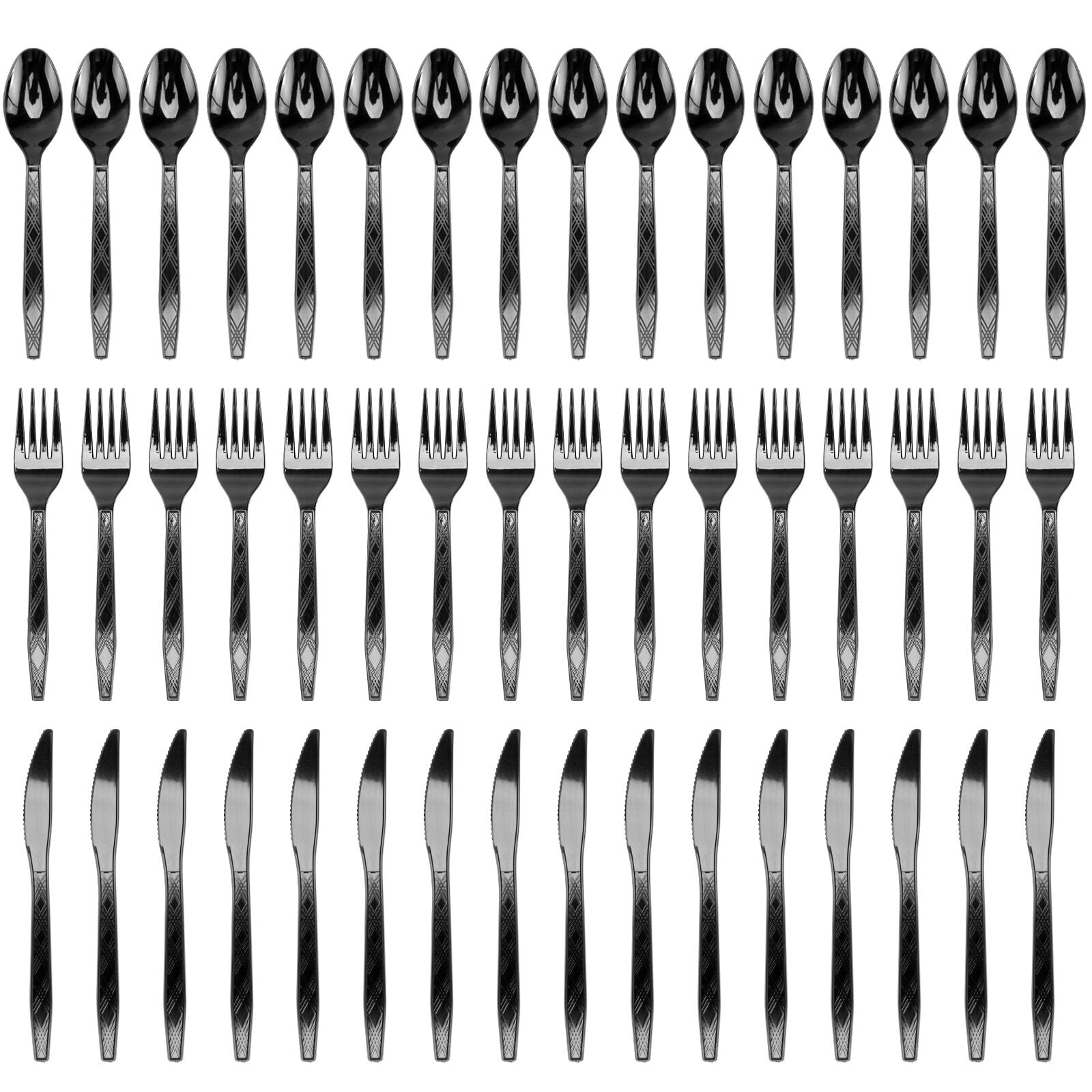 LABSERRON Mini Size Assorted Color Plastic Cutlery Set 48Pcs - Walmart.com
