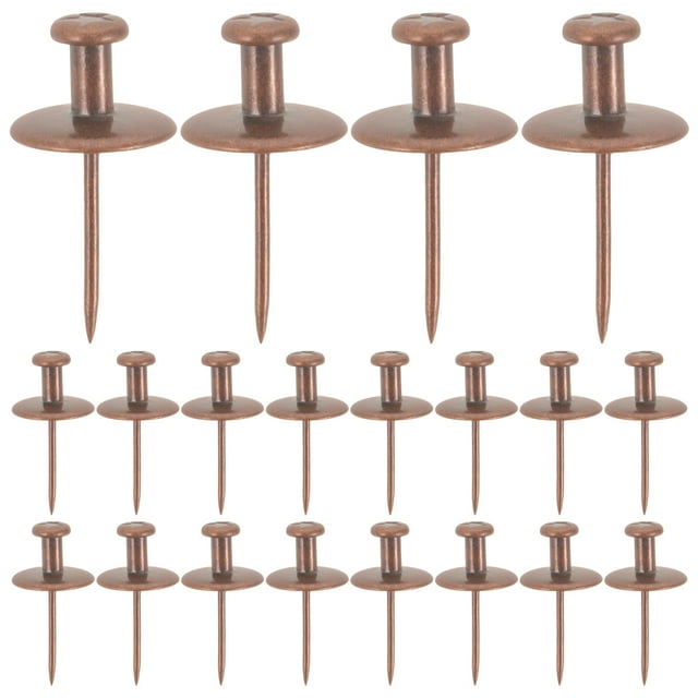 Guyelim heavy duty thumb tacks 20pcs Picture Hanging Push Pins Wall ...