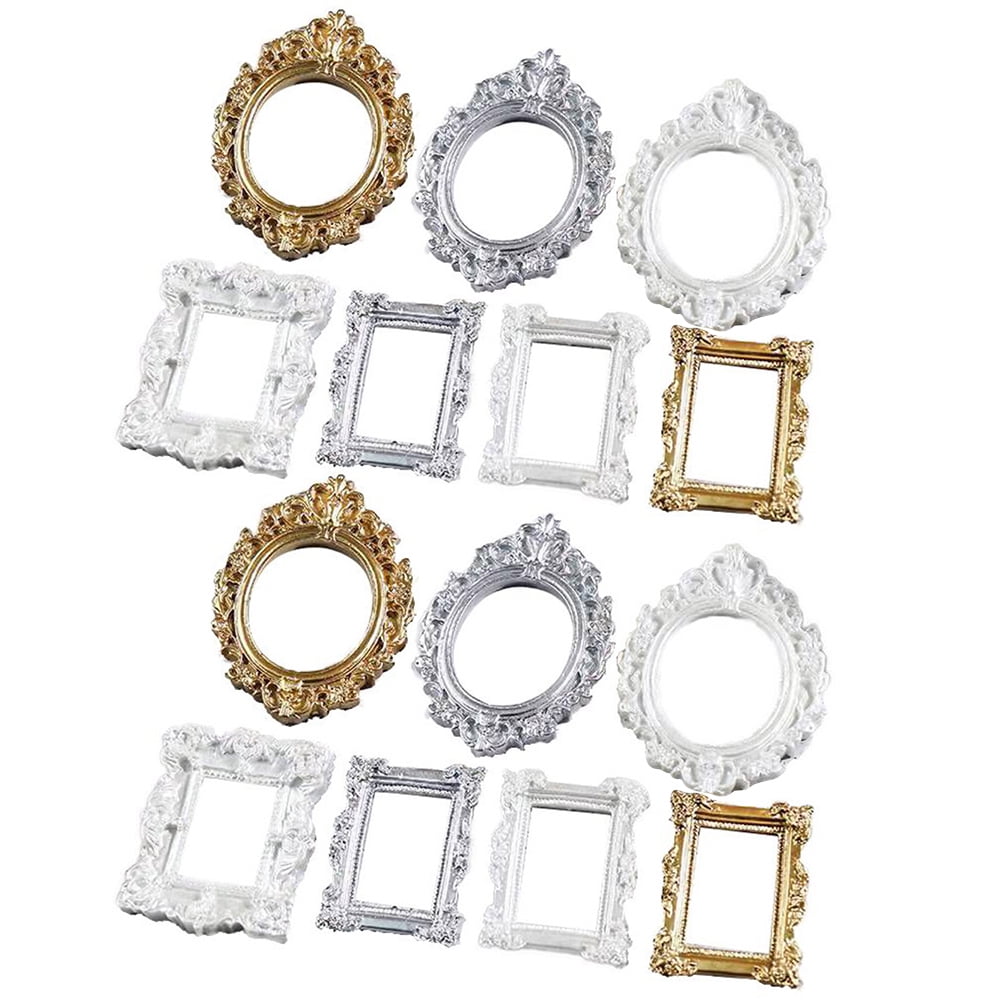 Guyelim picture frame ornaments 14Pcs Mini Photo Frames Ornaments Phone ...