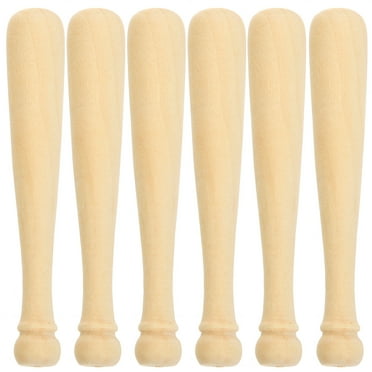 Woodpeckers 12 Inch Unfinished Miniature Wooden Baseball Bat Prop Set ...