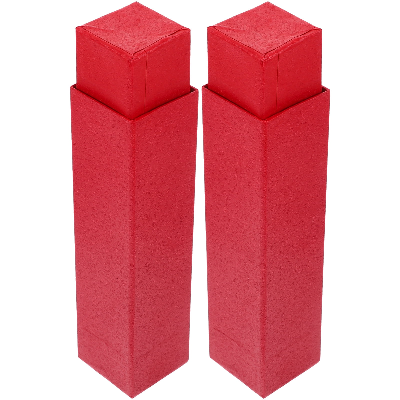 LABSERRON 2Pack Red Paper Poster Tubes for Storage 11.4X1.8X1.8in ...