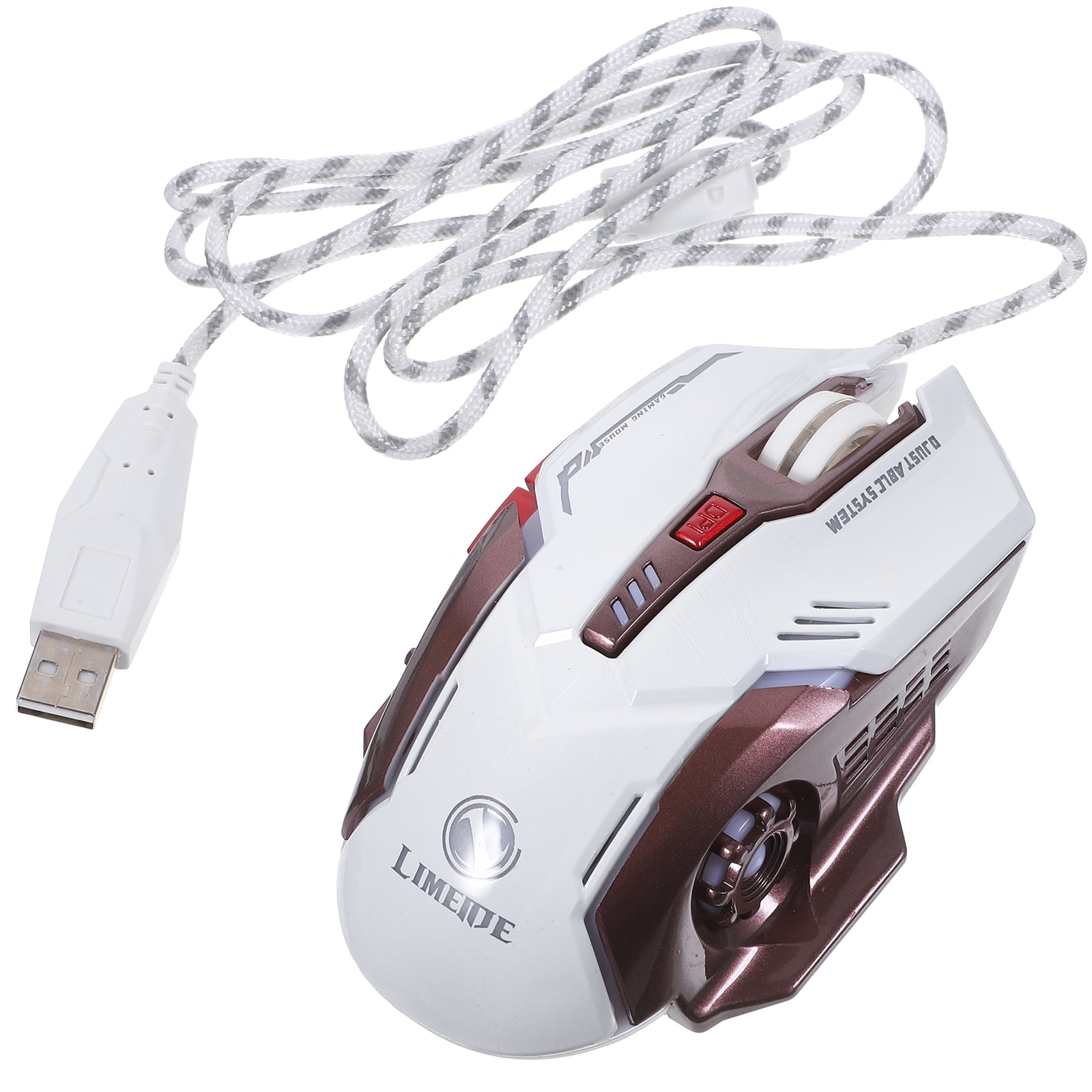 Guyelim usb mouse Backlit USB Mouse Breathing Light Mouse Wired Gaming ...