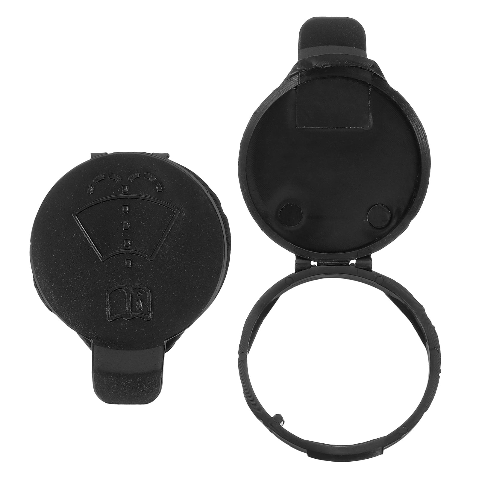 FRCOLOR 2pcs Windshield Wiper Fluid Caps for Car Use Black Plastic ...