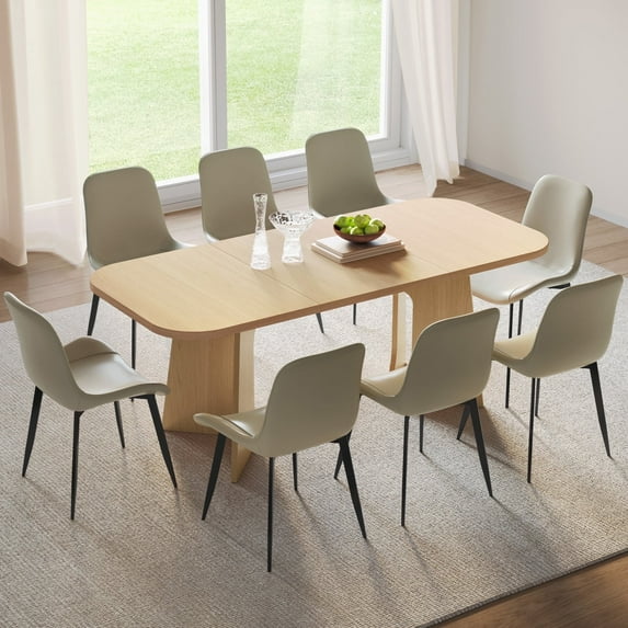 Walmart Black Friday Deals 2025 - Guyii 9-Piece Dining Table Set for 4-8 People, 70.86 ...