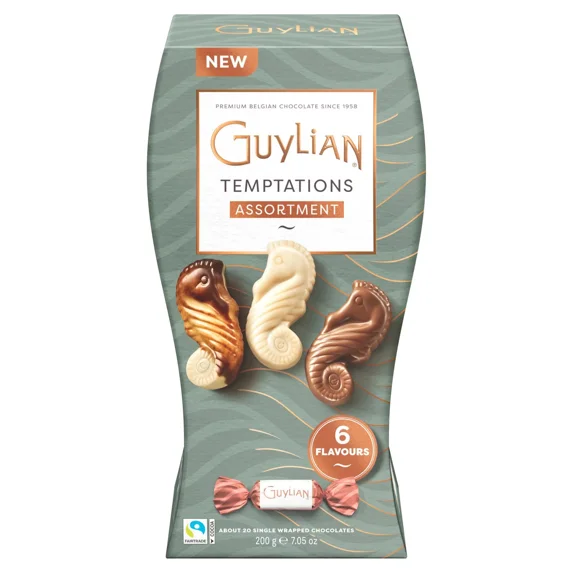 Guylian Temptations Mixed Carton - 200g - Belgian Chocolates - Walmart.com