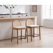 SAFAVIEH Wooden Brando Bar Stool in Brown with Mahogany Legs - Walmart.com