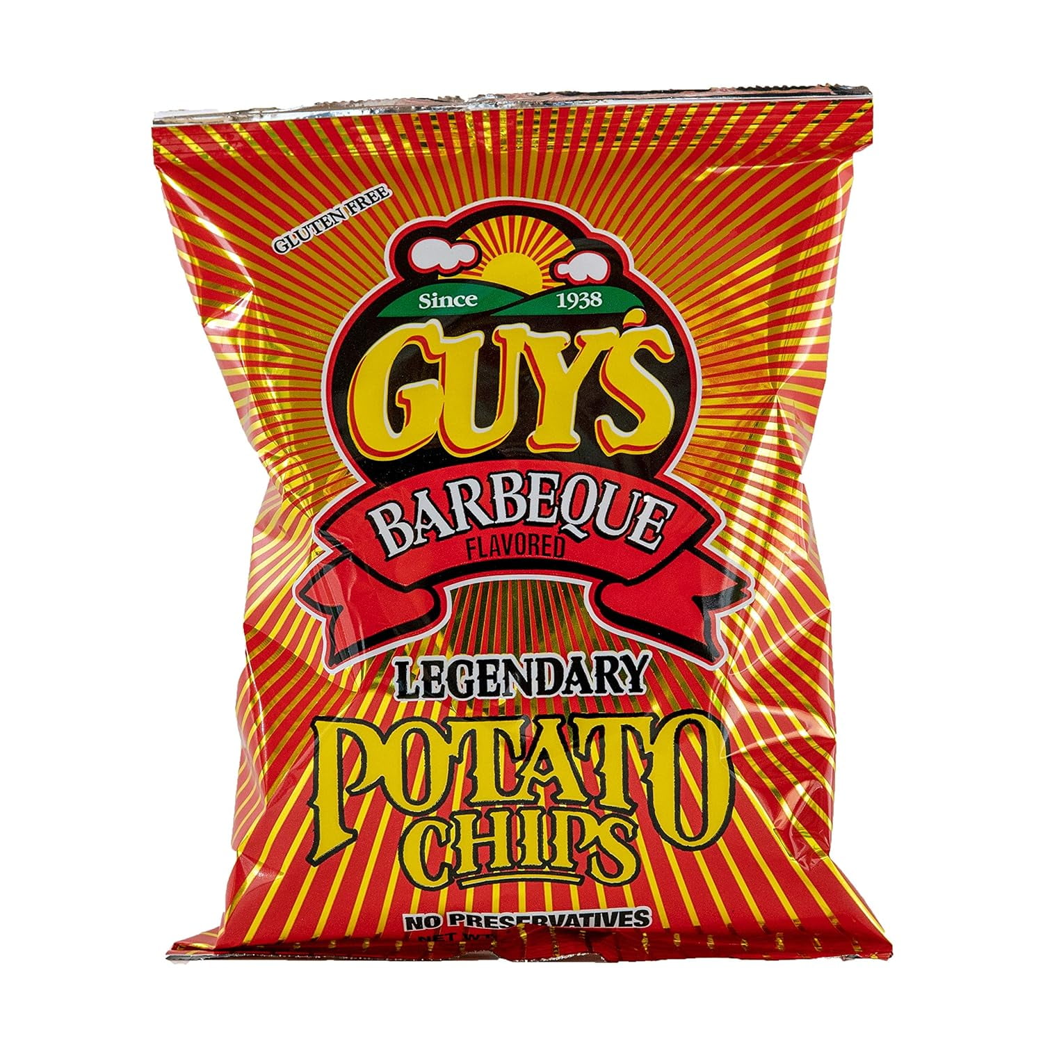 Guys BBQ Potato Chips — Healthy & Salty Snacks w/a Unique Blend of ...