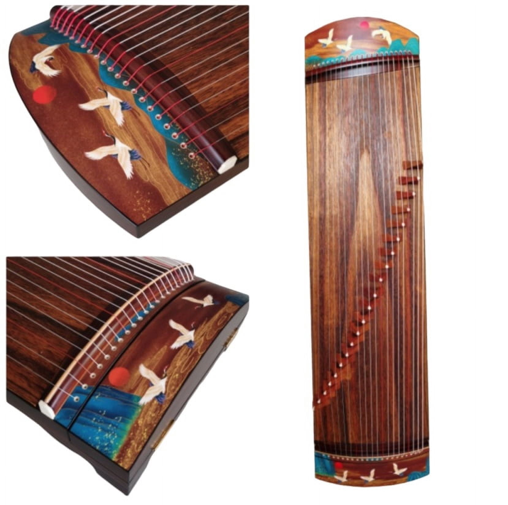 Guzheng 21 string 125cm Sunset pattern China stringed instruments ...
