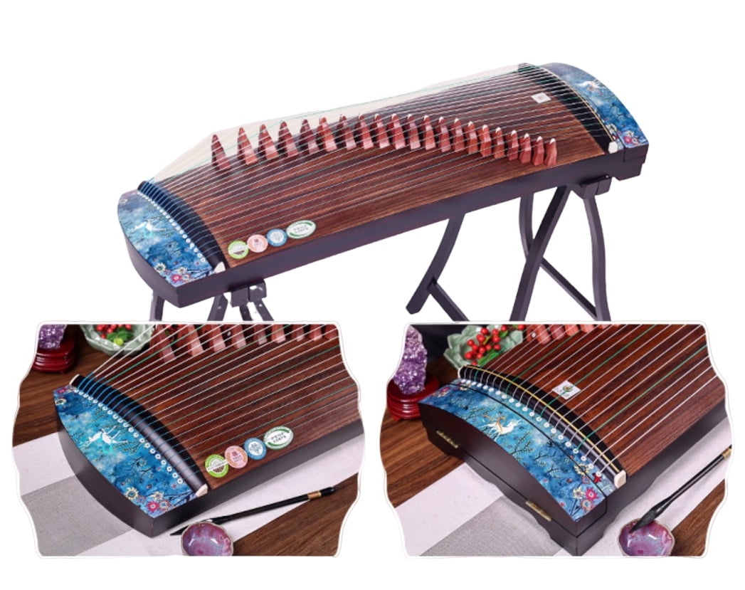Guzheng portable 100cm Divine Deer Garden Pattern Chinese string ...
