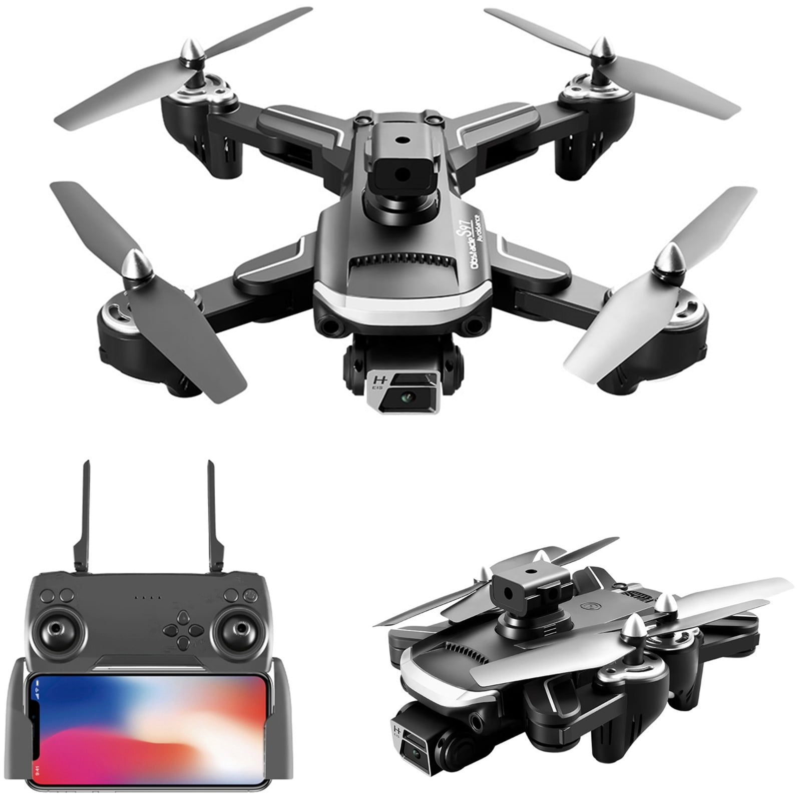 Guzom Drones with Cameras- Speed Adjustment Kitchen Storage & Organization Remote Control ...