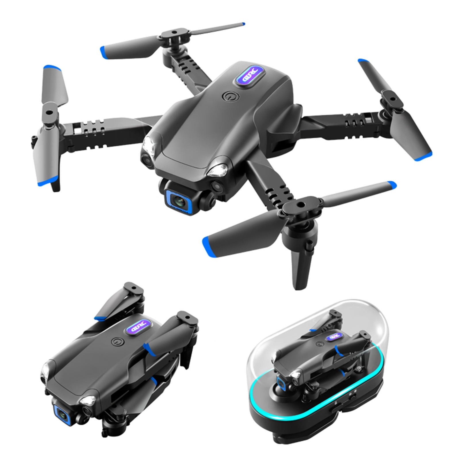 Guzom Toy Drones- Speed Adjustment Dual 4K HD FPV Camera Headless Mode ...