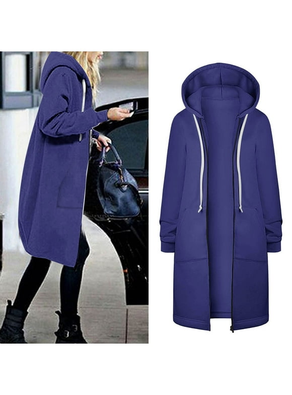 Zippered Sweatshirt Without Hood