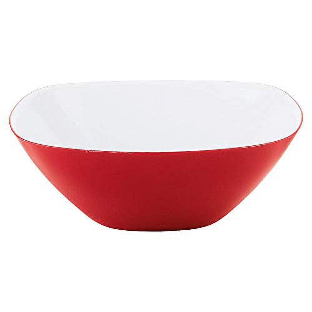 Guzzini Bowls Two Tone Set of 2 Dessert Snacks Dips Ice-cream Red/White ...