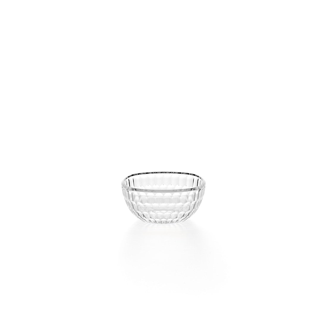 Guzzini Bowls Vanity 6-Set 4.7" Clear, Stackable Renewable Organic ...