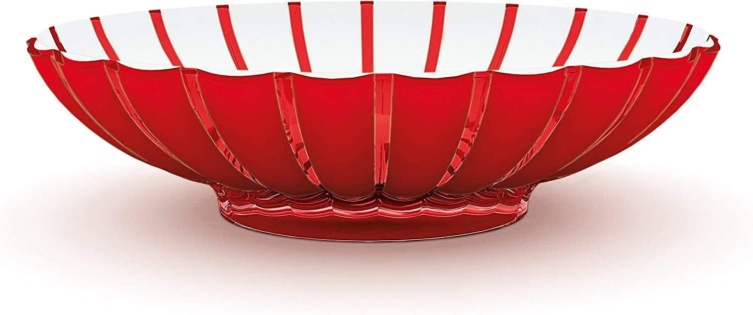 Guzzini Centerpiece Grace Red 12" Durable Serveware - Walmart.com