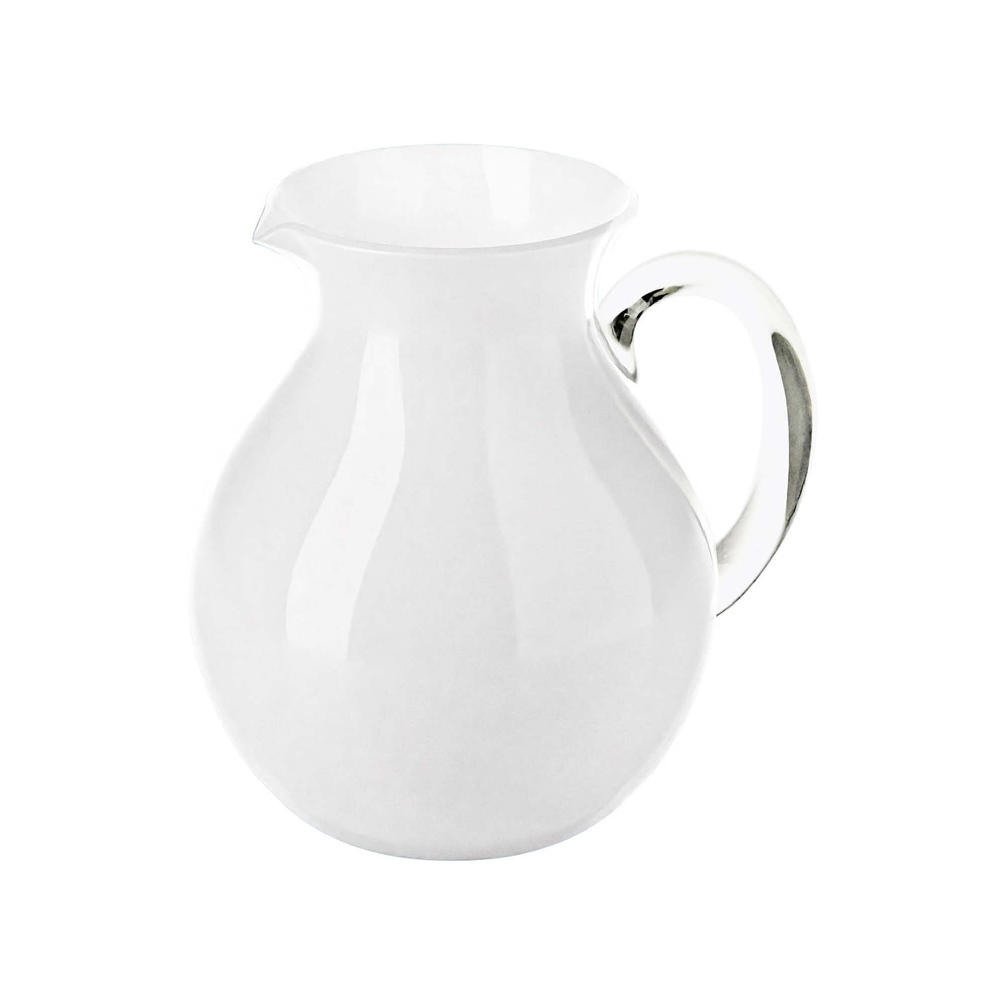 Guzzini Dolcevita Balloon Pitcher - Mother of Pearl, White - Walmart.com