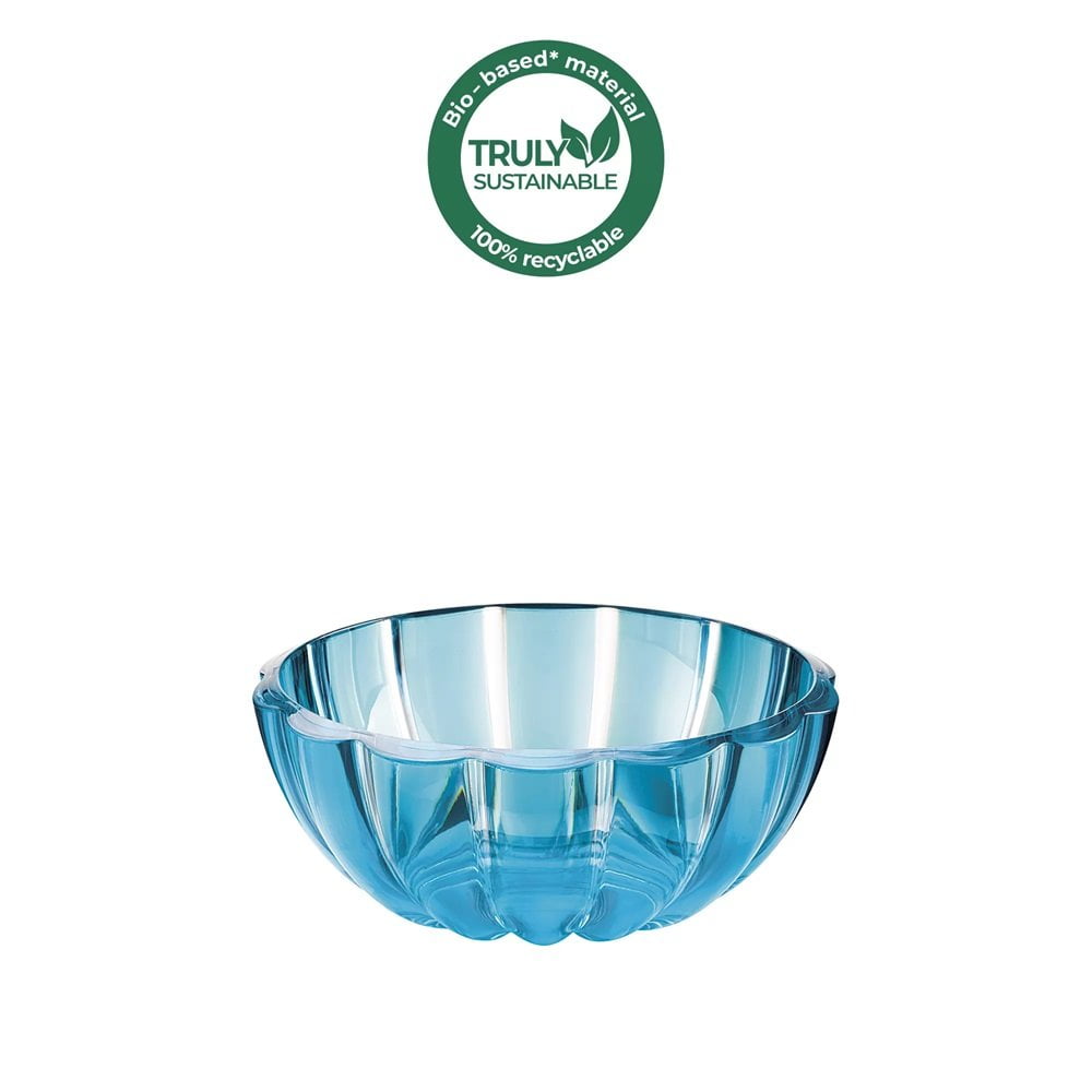 Guzzini Dolcevita Small Bowls Blue Set of 6 Bio-Based Plastic Turquoise ...
