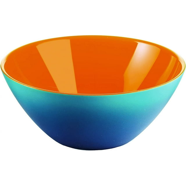 Guzzini My Fusion Blue and Orange 1.2 Quart Bowl - Walmart.com