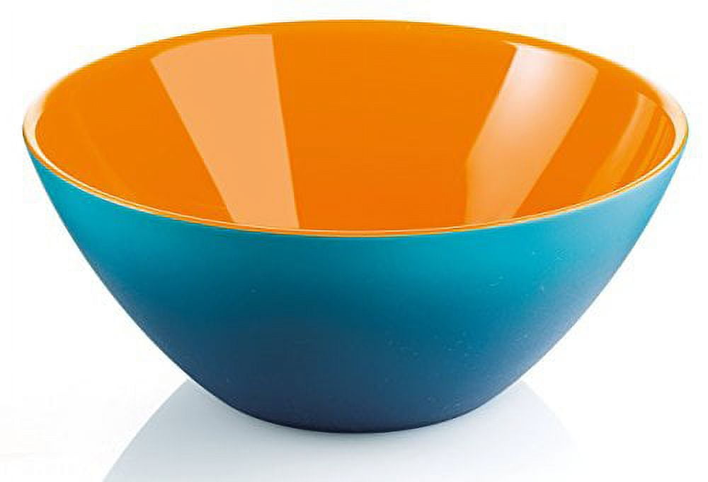 Guzzini My Fusion Blue and Orange 1.2 Quart Bowl - Walmart.com