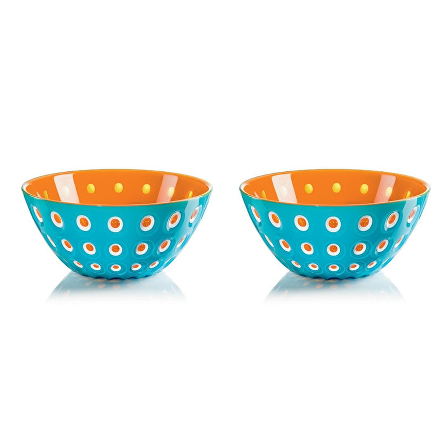 Guzzini - Set Of 2 Bowls 12cm "Le Murrine" (light blue/white/blue ...