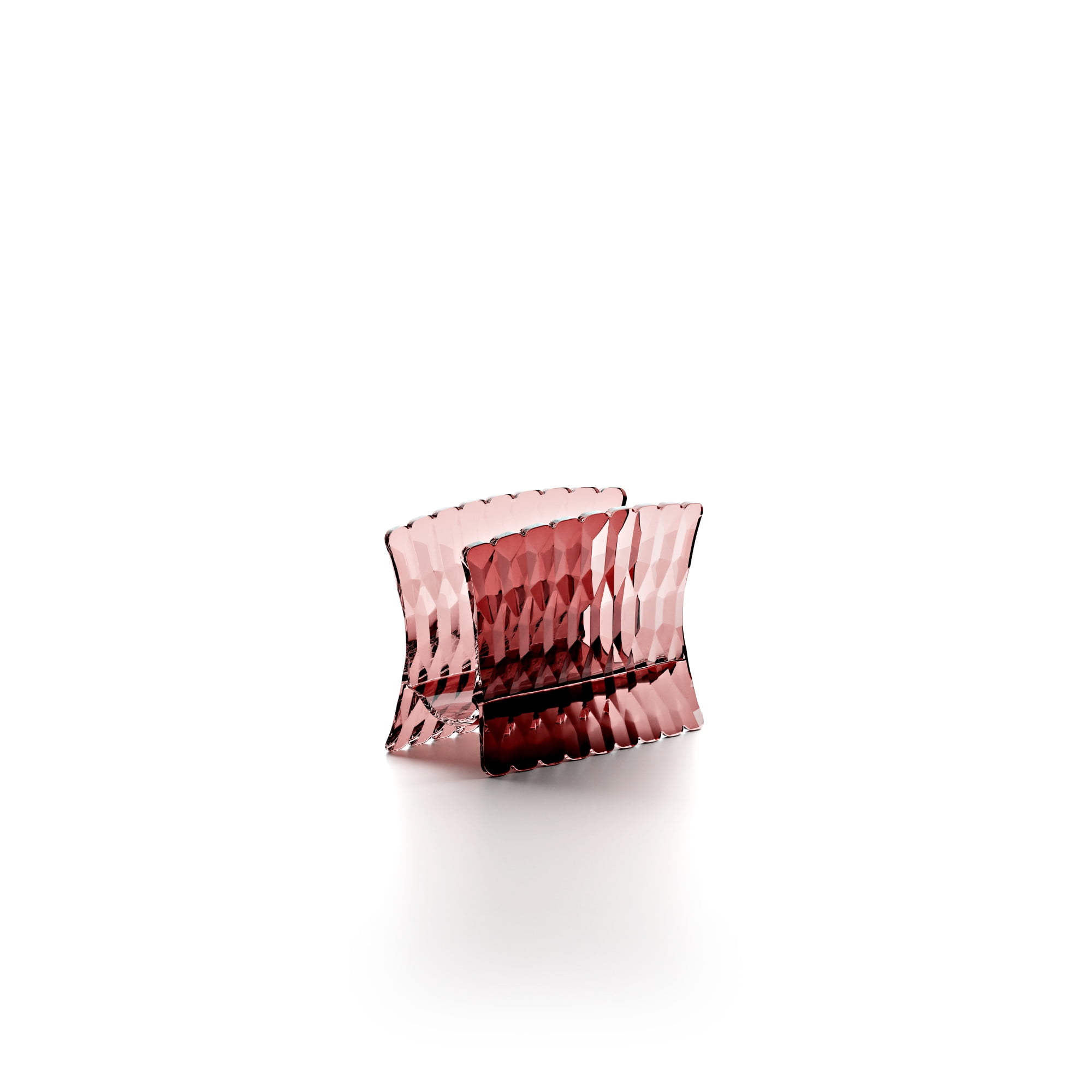 Guzzini Vanity Collection Napkin Holder - Translucent Acrylic with Dual ...