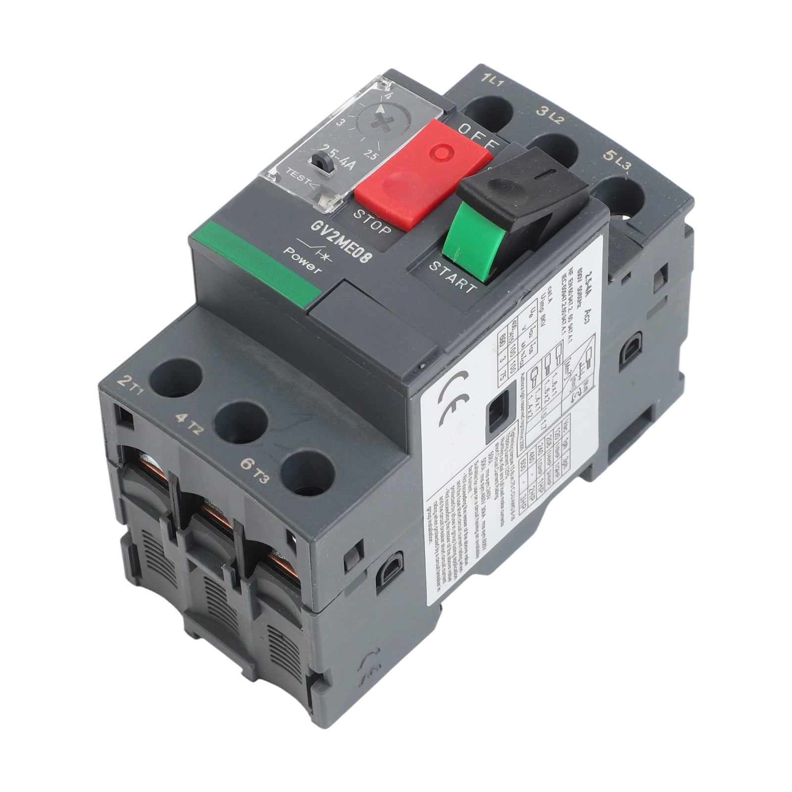 Gv2 Thermal Overload Motor Protection Switch For Single Three Phase ...