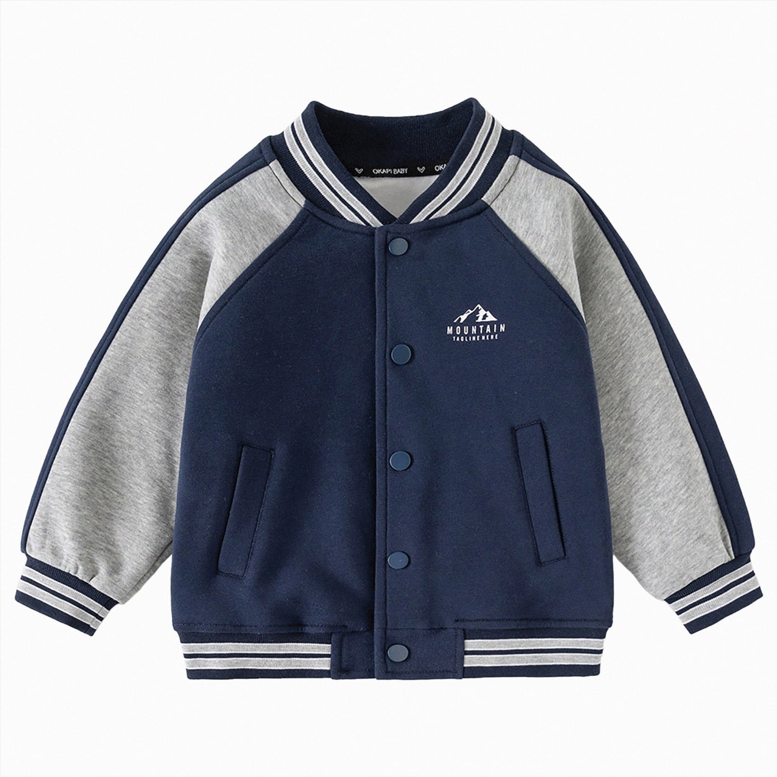 Gvdentm Baby Boy Fall Clothes Baby Boy Girl Baseball Varsity Jacket ...