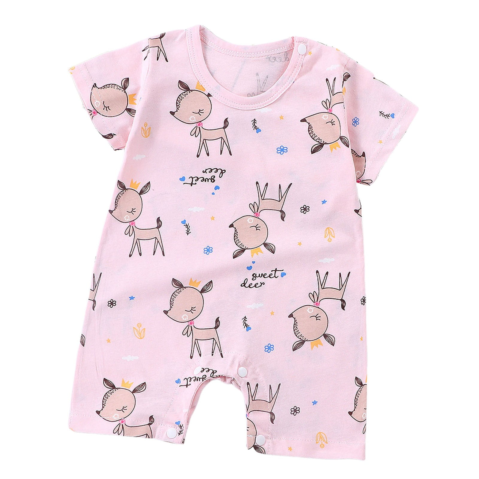 Gvdentm Baby Girls' One-Piece Rompers One-Piece Beach Outfit Summer ...