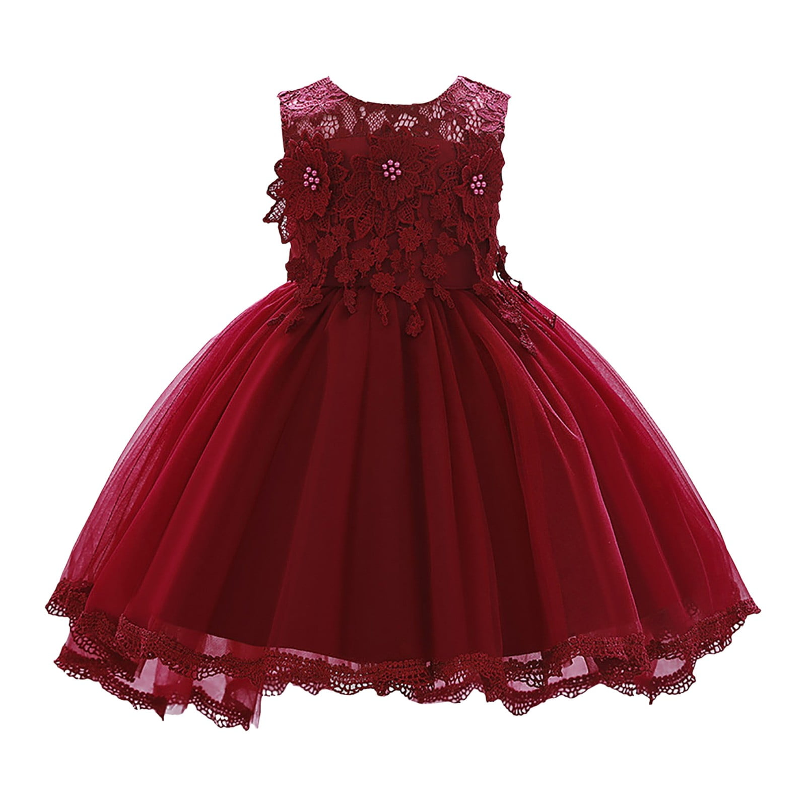 Gvdentm Baby Princess Dress Satin Dresses Princess Birthday Party Prom ...