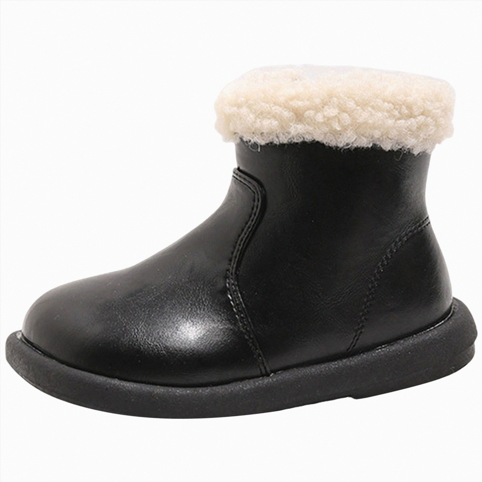 Gvdentm Black Boots Girls Size 3 Toddler Little Boys Girls Cowboy Boots ...