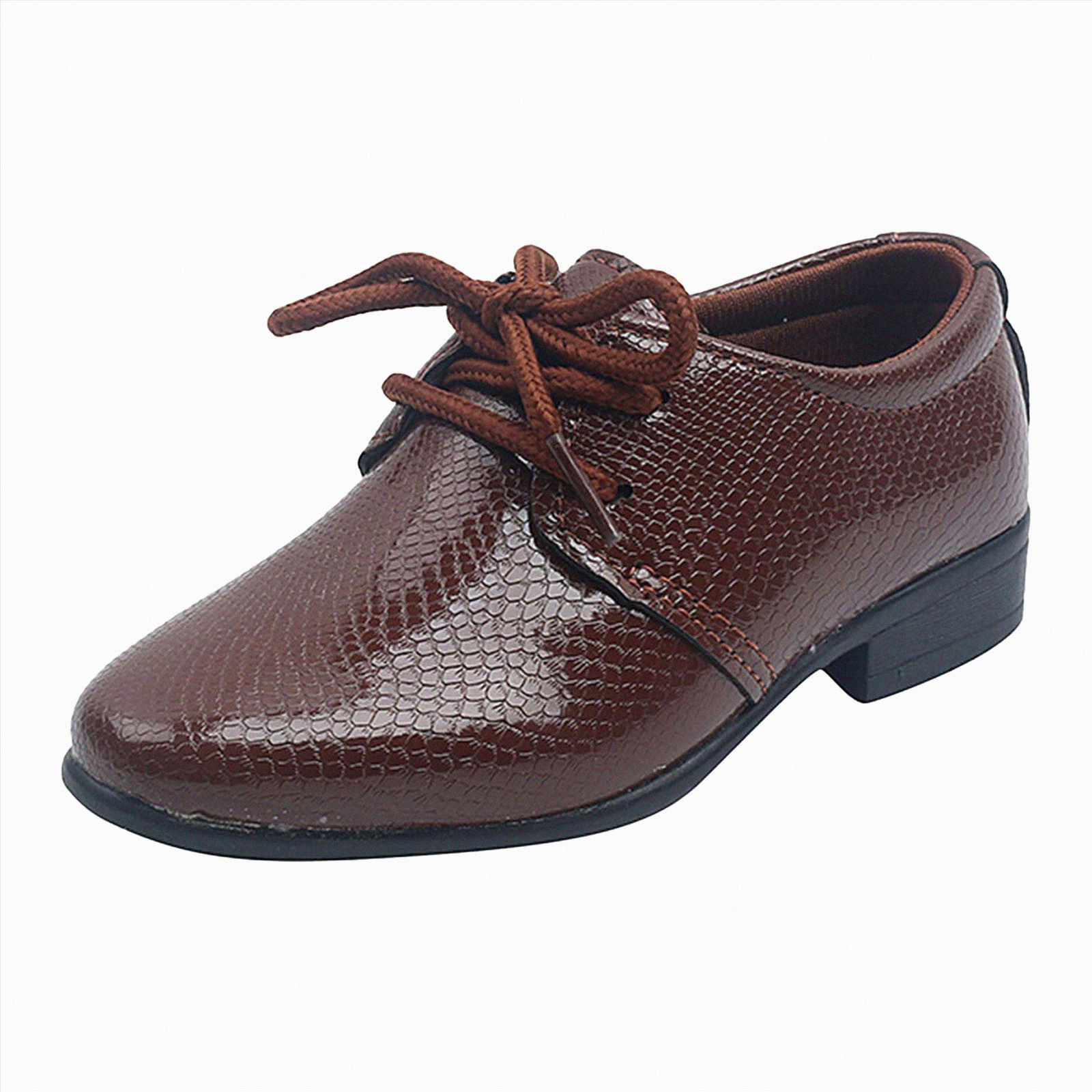 Gvdentm Boys Classic Comfort Oxford Shoe - Wing Tip Formal Dress Shoes ...