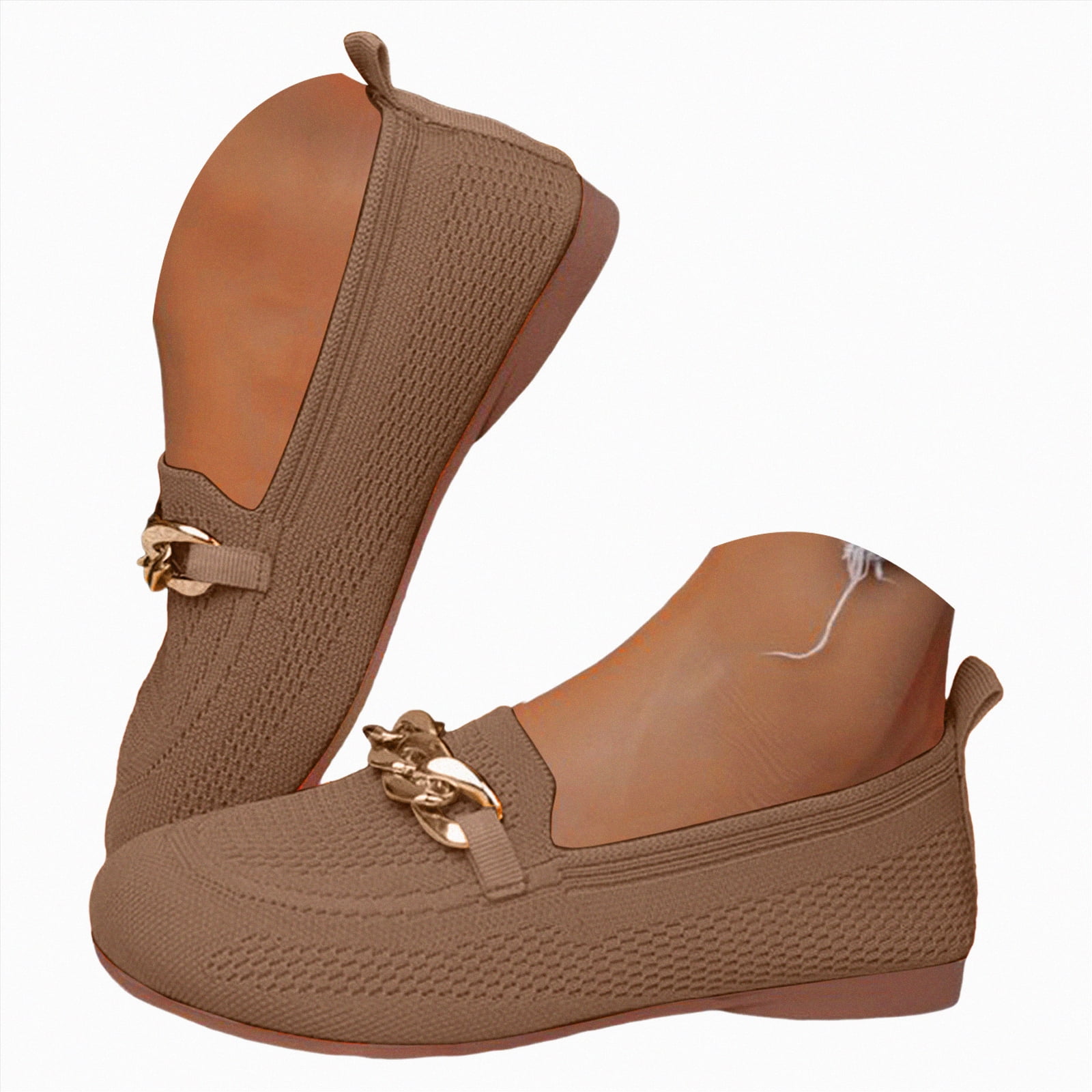 Gvdentm Cute Shoes for Women Women's Comfortable Fashion Elastic Ankle ...