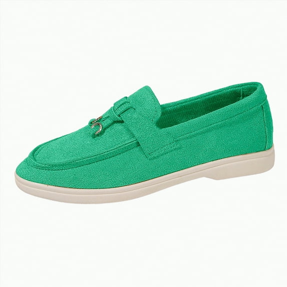 Gvdentm Cute Shoes for Women Women's Dress Flats Ballet Low Wedge Round ...