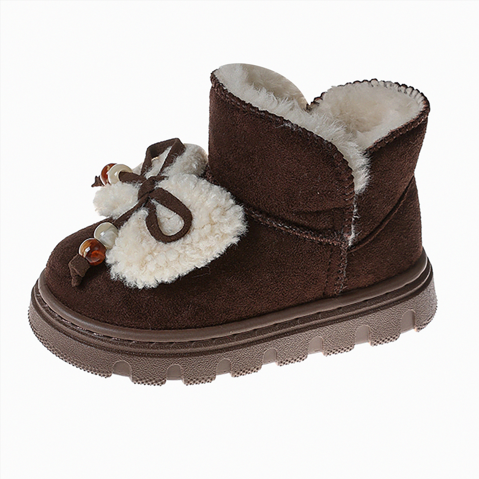 Gvdentm Girls Cowgirl Boots Winter Snow Boots for Boy and Girl Outdoor ...