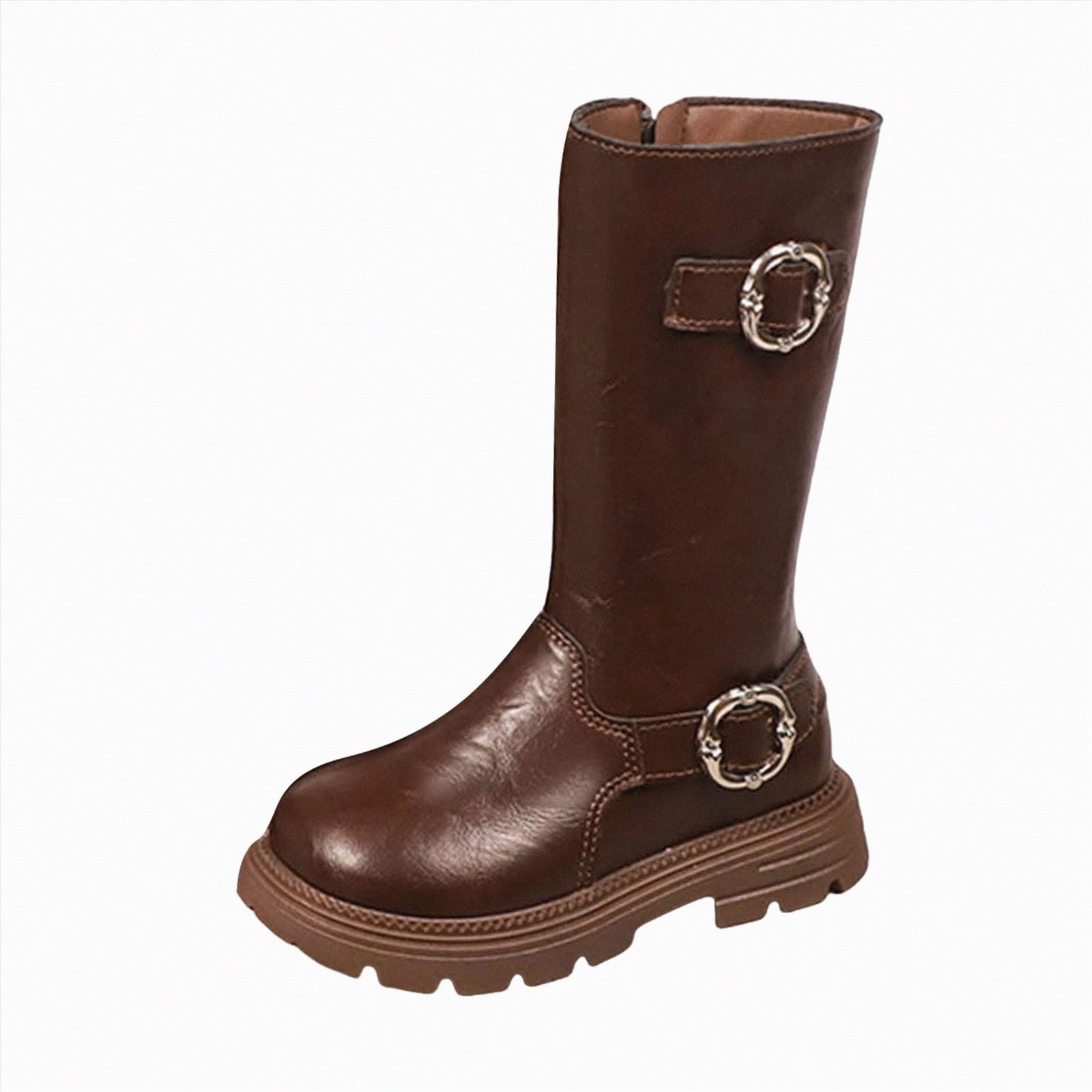 Gvdentm Girls Fall Boots Size 13 Cowgirl Cowboy Western Boots Girls Mid ...