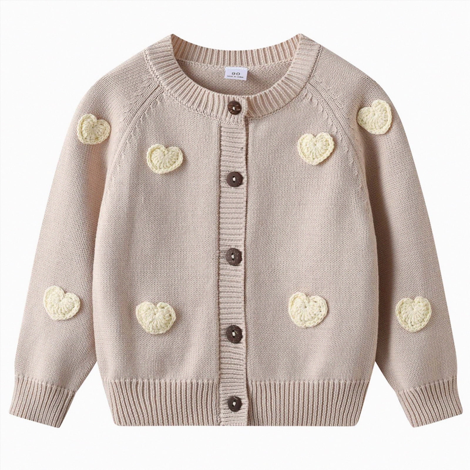 Gvdentm Girls Navy Cardigan Girl Bow Sweater Cardigan Open Front Button ...