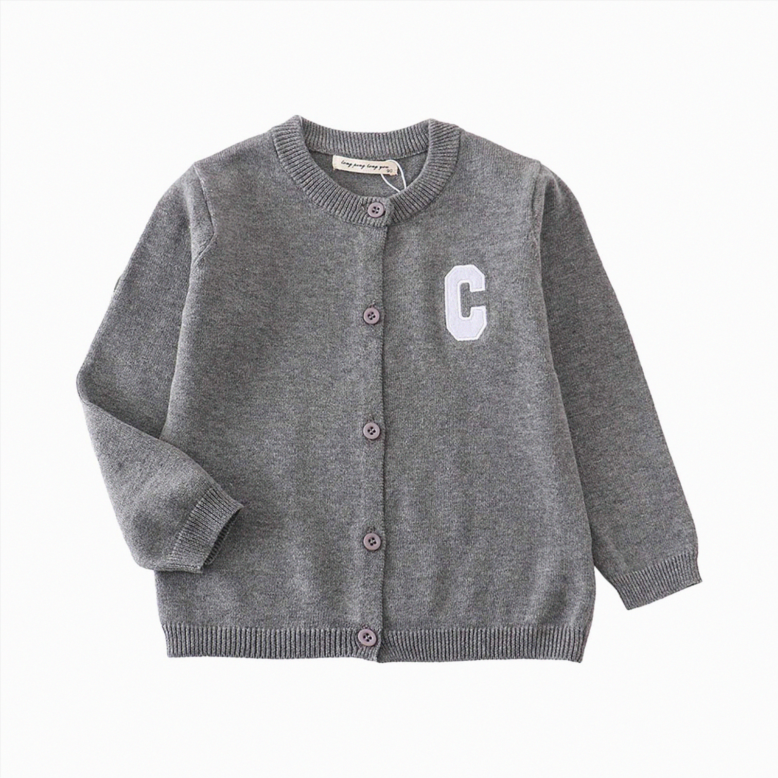 Gvdentm Girls Sweater Cardigan Girls Classic Knit Cardigan School ...