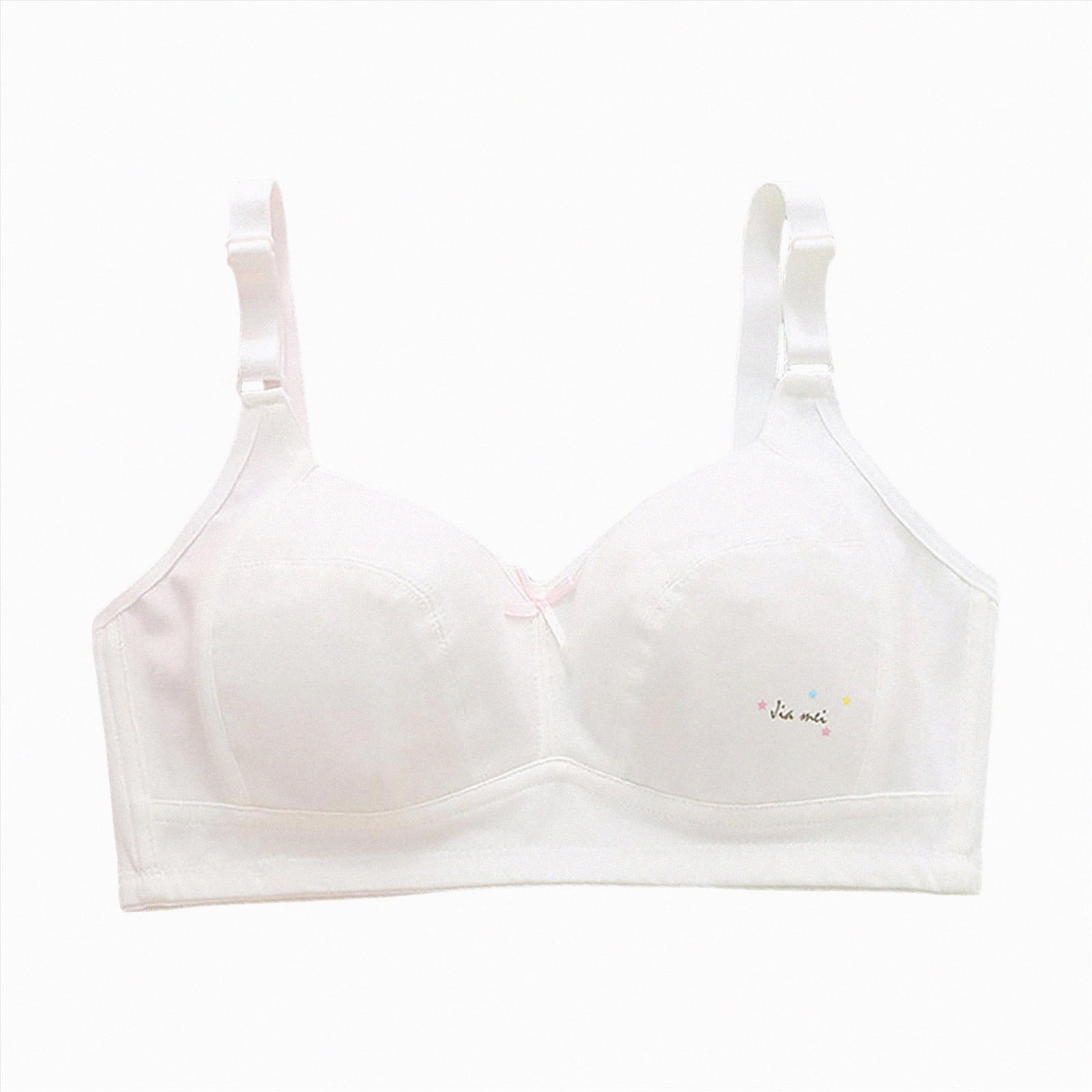 Gvdentm Girls' Training Bras Multi Pack Cotton Built -Up Stretch Sports ...