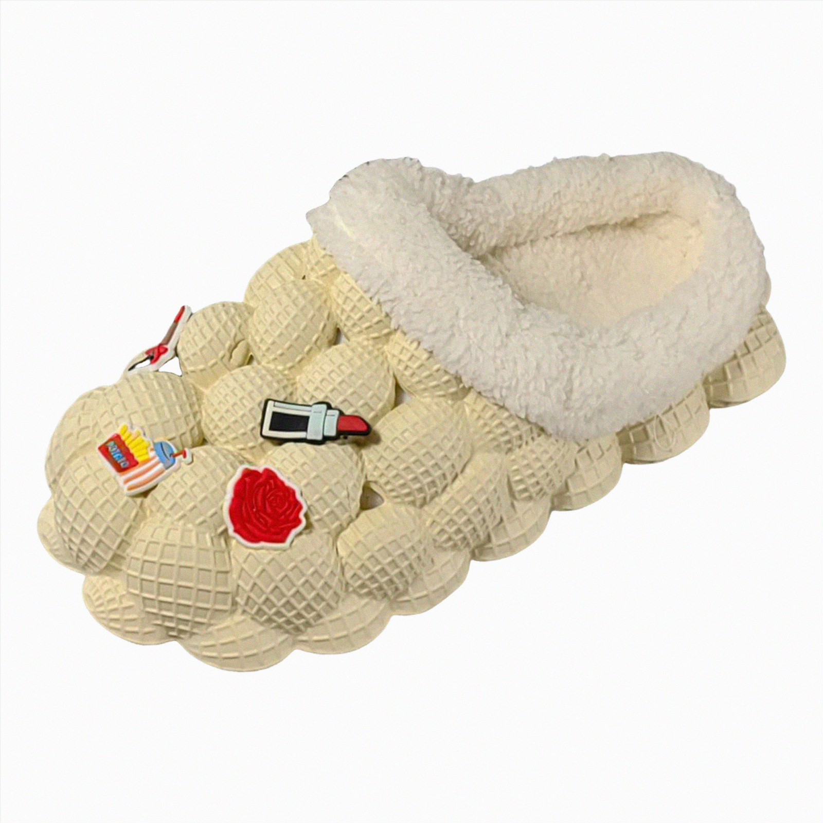Gvdentm House Slippers for Woman Women’s Soft Curly Full Slippers ...