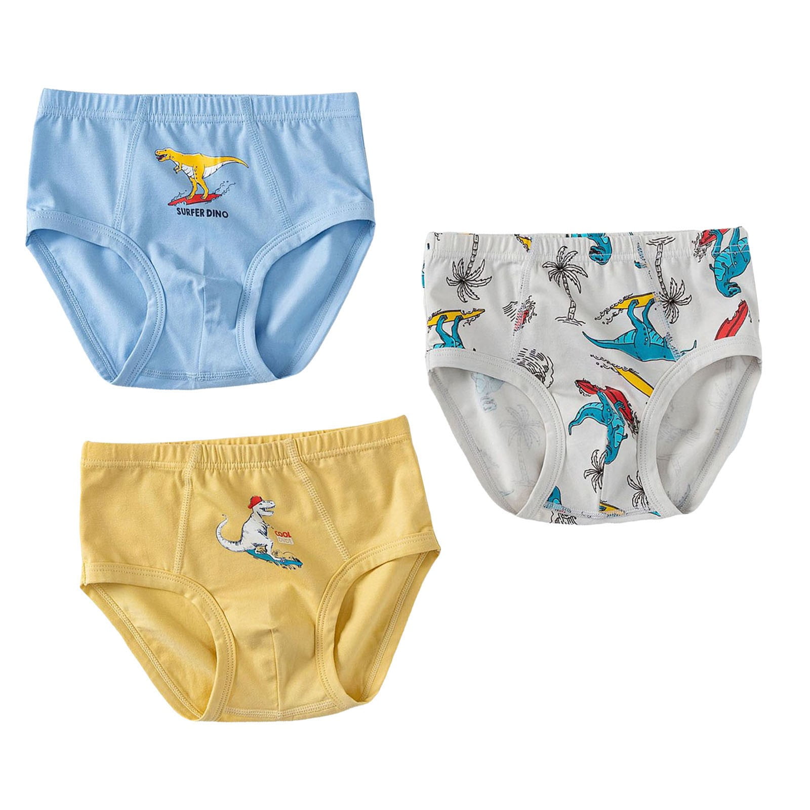 Gvdentm Kids Clothes Baby Underwear Little Boys Dinosaur Briefs Toddler ...