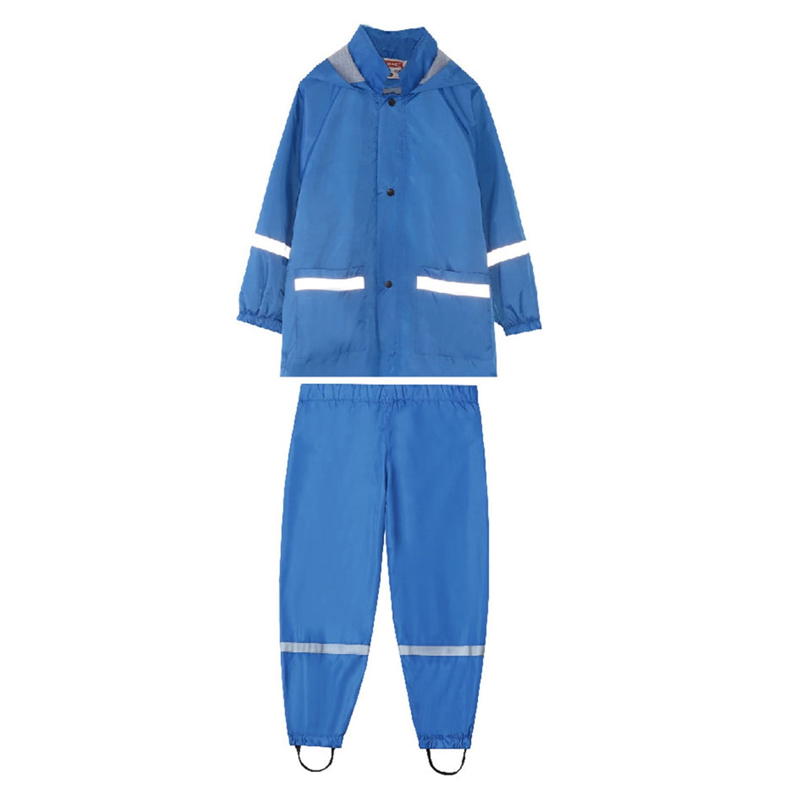 Gvdentm Kids Rain Suit Boys Girls Rain Gear Waterproof Rain Jacket and ...