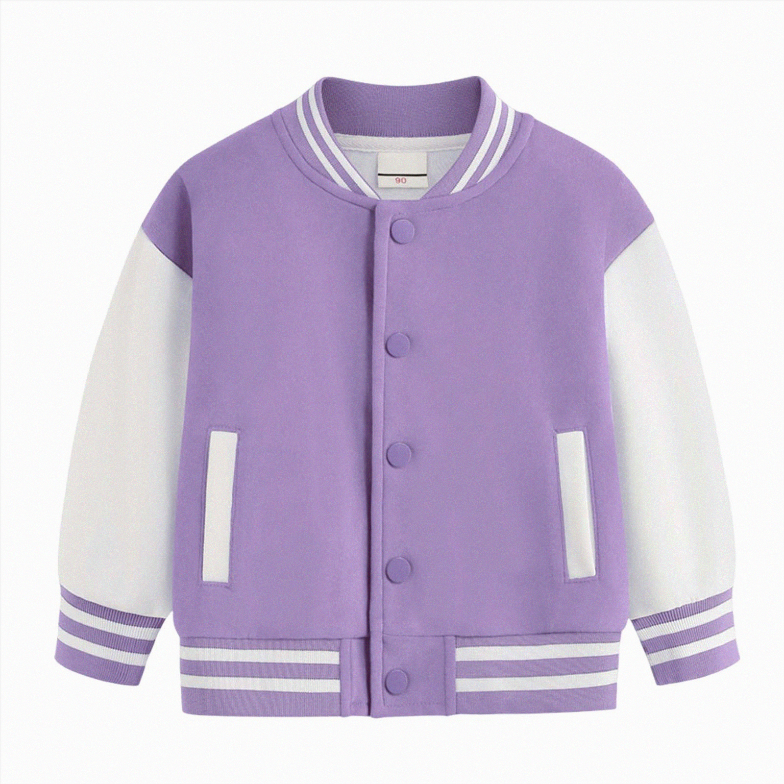 Gvdentm Kids Varsity Jacket Girls Boys Baseball Jacket Bomber Coat ...