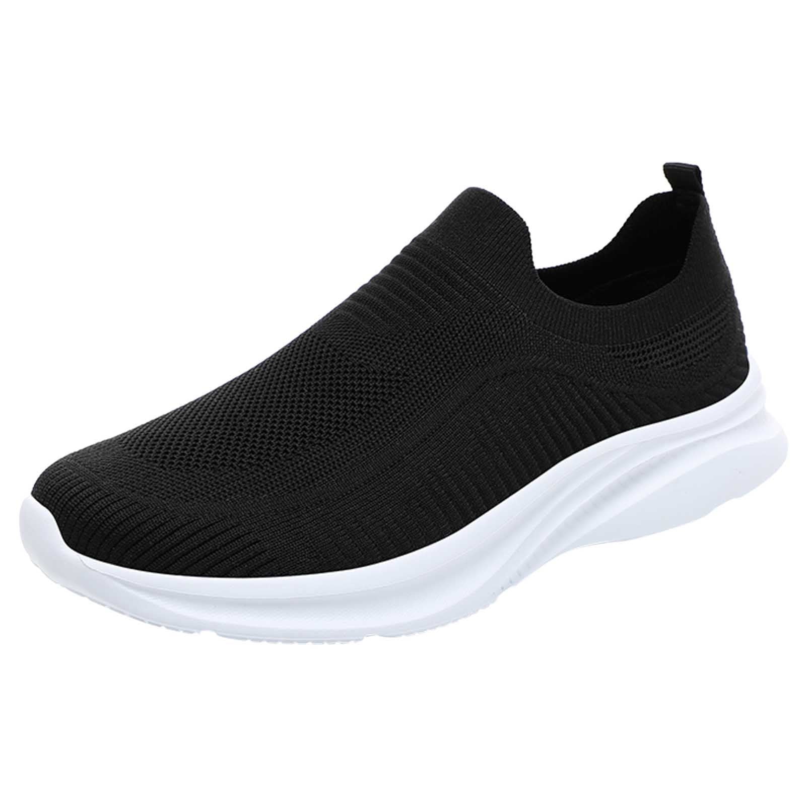 Gvdentm Men's Sneakers Lightweight Casual Walking Shoes Mesh Slip-on Mens Wide Sneakers Z03 ...
