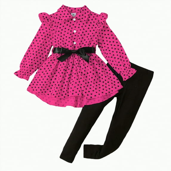 Gvdentm Toddler Baby Girl Clothes 5T Clothes Fall Winter Outfits Infant ...