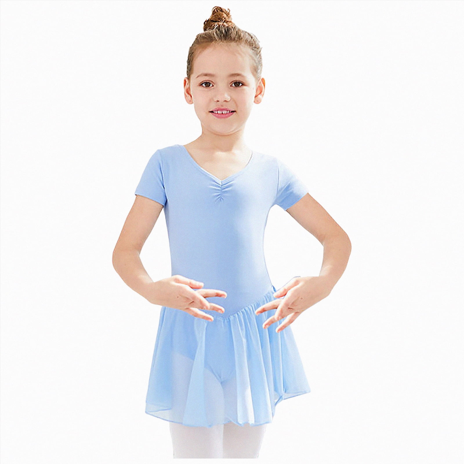 Gvdentm Toddler Girls Tutu Dresses Strap Shiny Tulle Ballet Leotard ...