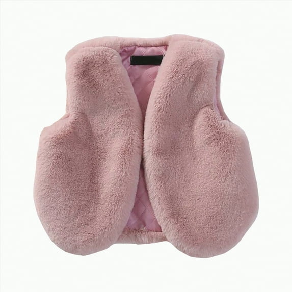 Gvdentm Toddler Kids Girls Coat Vest Spring Winter Warm Waistcoat ...